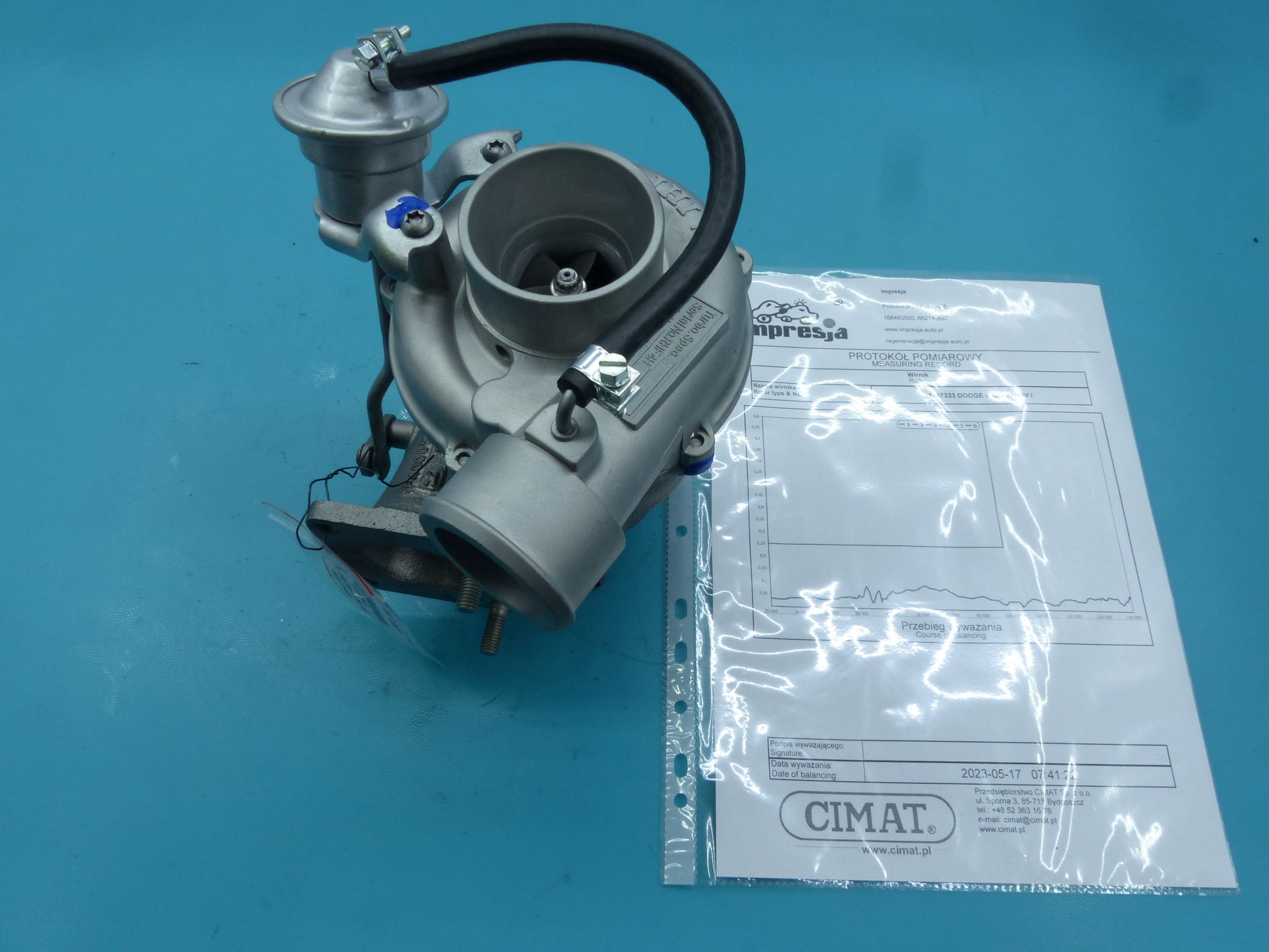 Turbosprężarka Regenerowana Audi A5 I 8T 53039700119, 06H145701K 1.8 TFSI